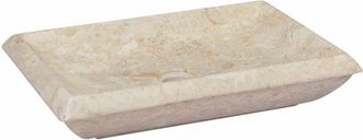 vidaXL Waschbecken Creme 50x35x10 cm Marmor vidaXL