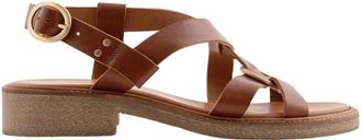 Maison Toufet Femme, Chaussures, Brun, Taille: 39 EU Sandale Ma&eacute;