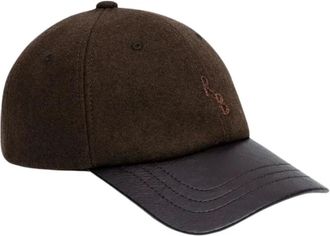 Ruslan Baginskiy Casquette de baseball en m&eacute;lange de laine - Femme - Accessoires - Brun - Taille: ONE Size