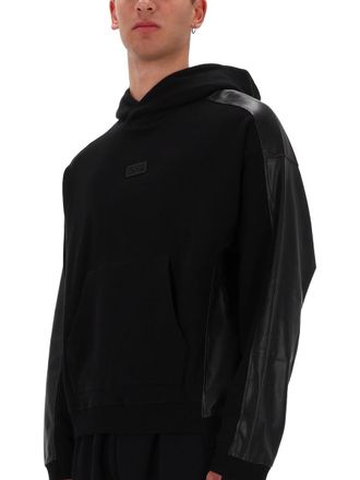 Versace Jeans Couture Cotton Hoodie - Black