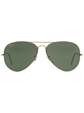 Ray-Ban lunettes de soleil RB3026 monture aviateur - M&eacute;tallis&eacute;