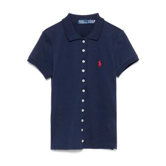 Polo Ralph Lauren Klassische Polo-Shirt Kollektion - - Blouses & Shirts - Damen - Blau - M