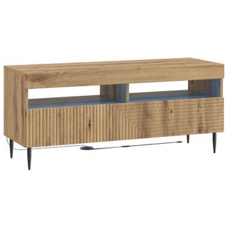 vidaXL Vidaxl Mobile Tv Led Rovere Artigianale Legno Ingegnerizzato