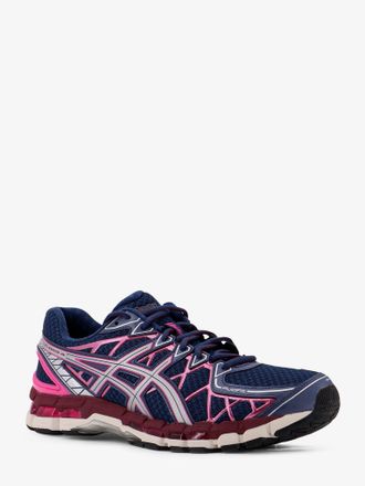 Asics Mens Low-Top Mesh Sneakers Blue Polyester Trainers