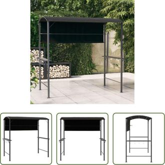 vidaXL vidaXL Abri ext&eacute;rieur - Belv&eacute;d&egrave;re avec toit 220x110x200 cm Anthracite