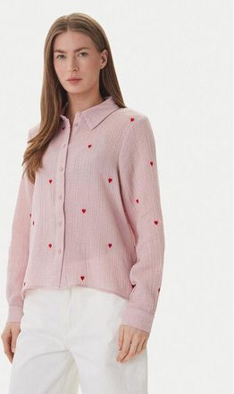 Only Hemd Heart 15332482 Rosa Regular Fit