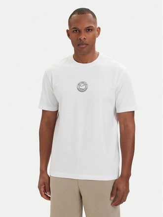 HUGO BOSS T-Shirt Open 50560293 Wei&szlig; Relaxed Fit
