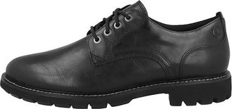 Clarks Homme Batcombe Tie Shoes, Black Leather, 41.5 EU