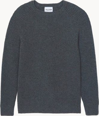 Kujten Pull cachemire col rond manches longues, 6 fils - Pull Shelby