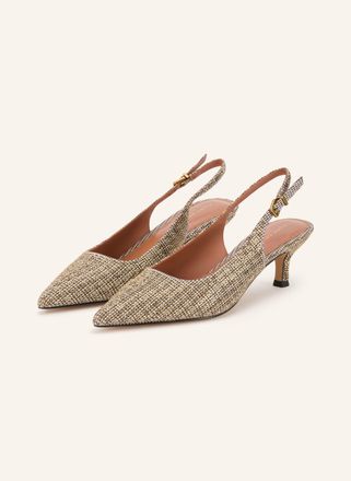 Kurt Geiger Slingpumps Marge Mit Schmucksteinen gold