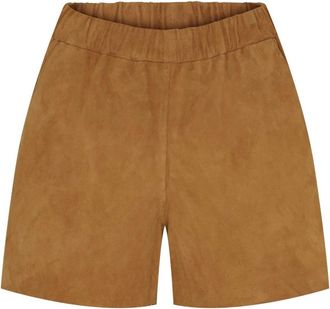 Notyz Notyz - Shorts en daim - Femme - Shorts - Brun - Taille: 42 FR