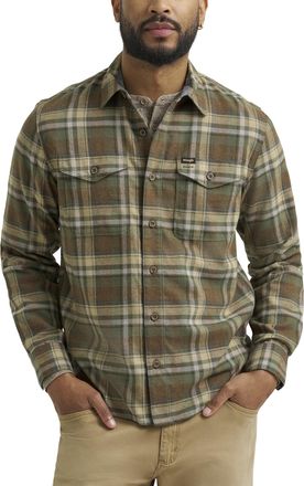 Wrangler Herren Langarmshirt, Thymian Plaid (Flanell), XL
