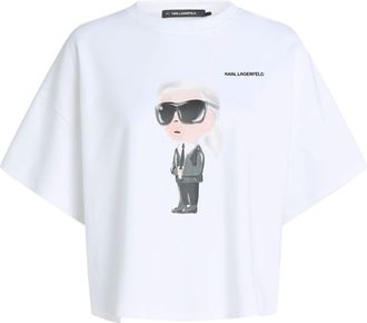 Karl Lagerfeld Ikon T-Shirt - Wei&szlig;
