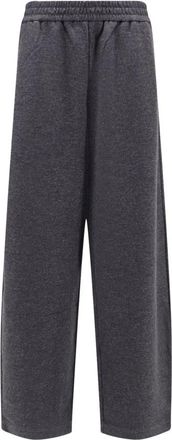 Brunello Cucinelli Cashmere Interlock Track Hosen - - Trousers - Damen - Grau - XS