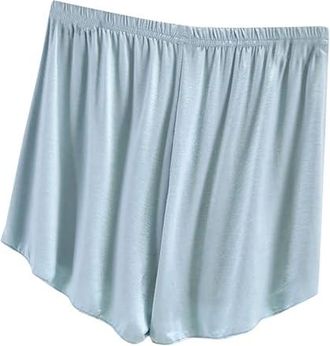 Generic Short de nuit grande taille pour femme, short d&eacute;contract&eacute; &agrave; jambe large pour femme, pantalon de pyjama super doux, couleur unie, pantalon de pyjama ta