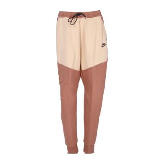 Nike Tech Fleece Hose Mineral Clay/Wei&szlig; - - Sport - Herren - Rosa - XL