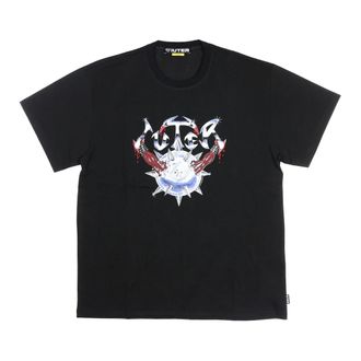 Iuter Schwarzes Tee f&uuml;r M&auml;nner - - Tops - Herren - Schwarzk - L