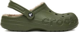 Crocs Pantoletten C-BAYA LINED CLOG 205969-3TC Gr&uuml;n