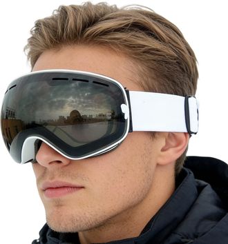 Generic Skibrille,UV Schutz Brille mit Schutz vor Sonnenstrahlen | Winter Snowboard Goggles f&uuml;r Schnee und K&auml;lte,f&uuml;r Outdoor-Sportarten wie Fahrradfahren im W