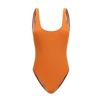 Kristina Ti Maillot de bain une pi&egrave;ce dos nu - Femme - Maillots de bain - Orange - Taille: 40 FR