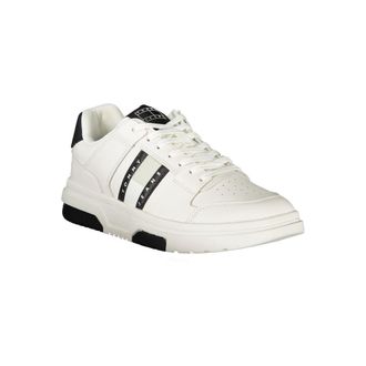 Tommy Hilfiger Colorblock Leather Sneaker - White