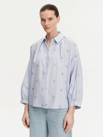 Max Mara Hemd Gilly 2515111132 Himmelblau Relaxed Fit