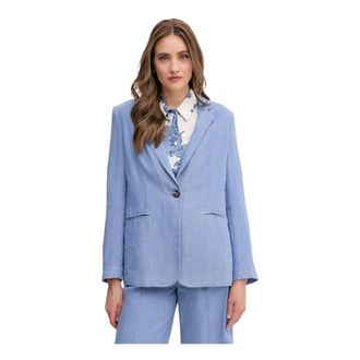 Oui Damen, Jacken, Blau, XSGr&ouml;&szlig;e