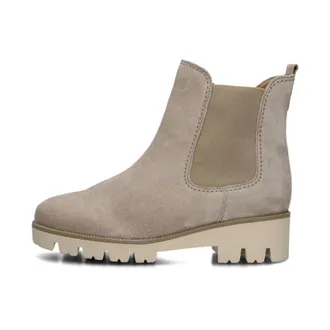 Gabor Beige Wildleder Chelsea Boots - - Shoes - Damen - Beige - 42 1/2 EU