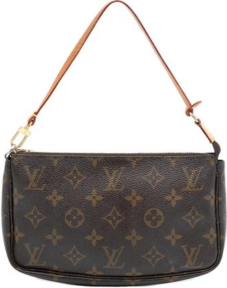 Louis Vuitton Hobo Bags - Monogram Pochette Accessoires - Gr. unisize - in Braun - f&uuml;r Damen