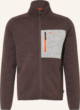 Meru Me&deg;Ru Strick-Fleecejacke Askersund braun