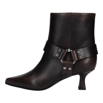 3Juin 3Juin, Femme, Chaussures, Brun, Taille: 36 EU Avril 055 Bottines en cuir