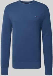 Tommy Hilfiger Regular Fit Strickpullover aus reiner Baumwolle