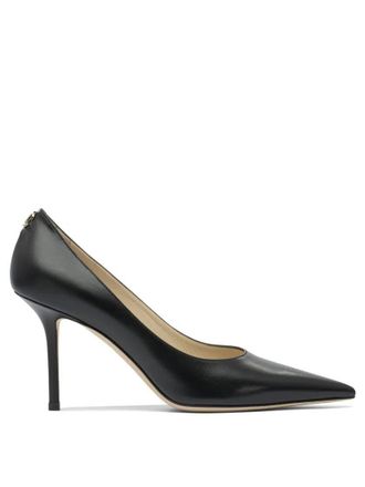 Jimmy Choo London Hohe Schuhe - Pointed Toe Pumps With Mid-Height Stiletto - Gr. 36,5 (EU) - in Schwarz - f&uuml;r Damen