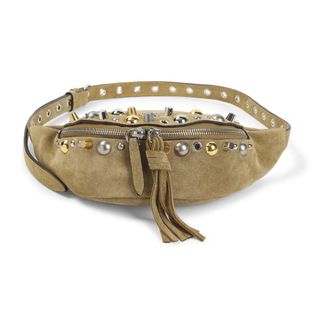 Valentino Garavani Homme, Accessoires, Beige, Taille: ONE Size Nellc&ocirc;te Suede Belt Bag