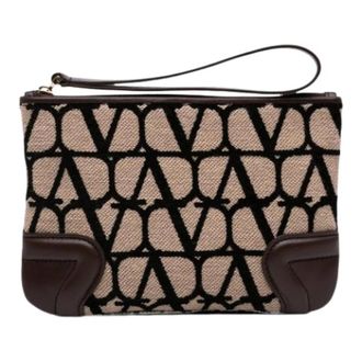 Valentino Pre-owned Wristlet Pouch - - Pre-owned - Damen - Braun - ONE SIZE