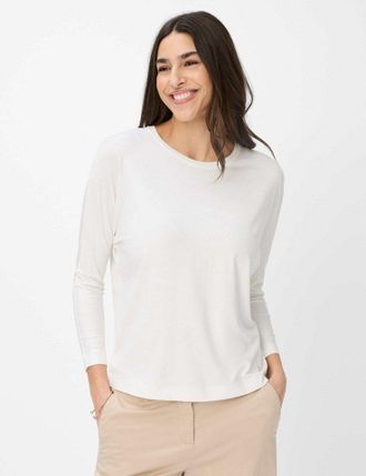 Brax Kurzarmshirt Style CHARLENE Jersey: Shirt im Viskose-Mix