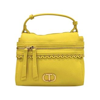Twinset Femme, Sacs, Jaune, Taille: ONE Size Sac bandouli&egrave;re bicolore en poly&eacute;thyl&egrave;ne