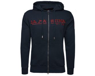 La Martina Sweatjacke XMF302 Herren Zip Hoodie, Kapuzenjacke, Trainingsjacken, Zip Pullover, Freizeitjacke