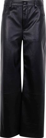Loulou Studio Lederhose - Schwarz