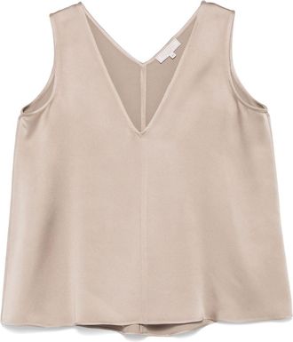 Antonelli Top aus Satin - Nude