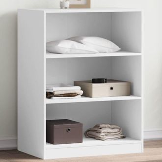 vidaXL Garde-robe blanc 77x48x102 cm bois ding&eacute;nierie Vidaxl White