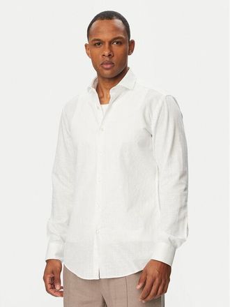 HUGO BOSS Hemd Kason 50539775 Wei&szlig; Slim Fit