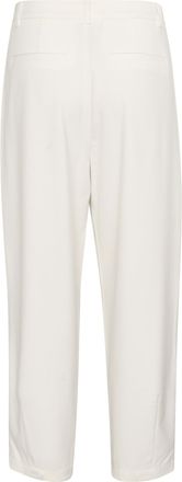 Kaffe Pants Suiting KAmerle Damen Hose High Waist 7/8 Damenhose Business Regular Fit 38, Chalk 38