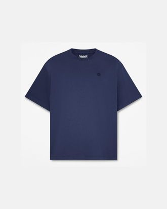 Timberland Dunstan River Kurzarm-T-Shirt mit lockerer Passform f&uuml;r Herren in Dunkelblau, Herren, Blau, Gr&ouml;&szlig;e