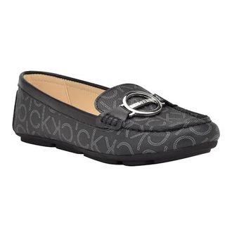 Calvin Klein Mocassins Plats Layne pour Femme, Noir 002, 39 EU