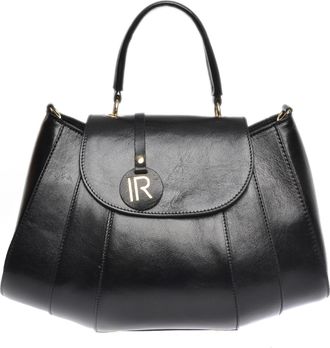 Isabella Rhea Schwarz Rindsledertasche
