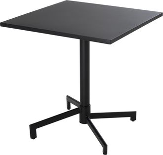 Oviala Palavas Gartentisch, quadratisch, mit klappbarer Platte, Anthrazitgrau