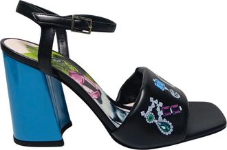 John Richmond Femme, Chaussures, Noir, Taille: 36 EU sandali Pelle