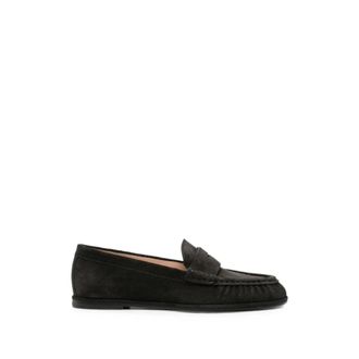 Stuart Weitzman Femme, Chaussures, Noir, Taille: 37 1/2 EU Spencer Loafer