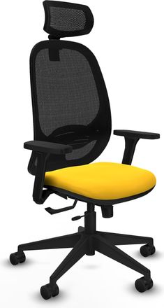 Piqueras y Crespo Cilanco &Uuml;berwachungsstuhl mit 3D-Armen, h&ouml;henverstellbare Lendenwirbelst&uuml;tze und h&ouml;henverstellbares Kopfteil und Neigungsverstellung. Ausgestattet mit